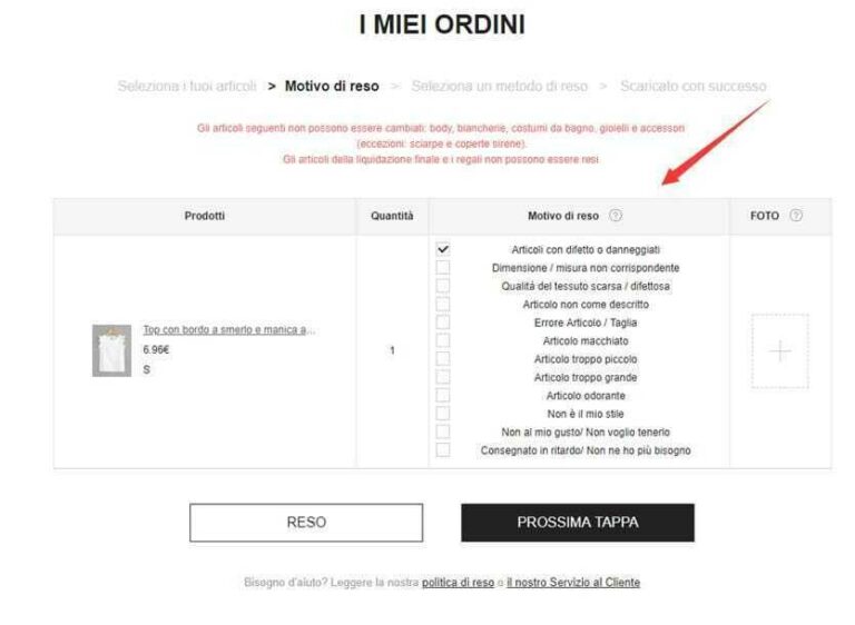 Reso SHEIN - Come Fare